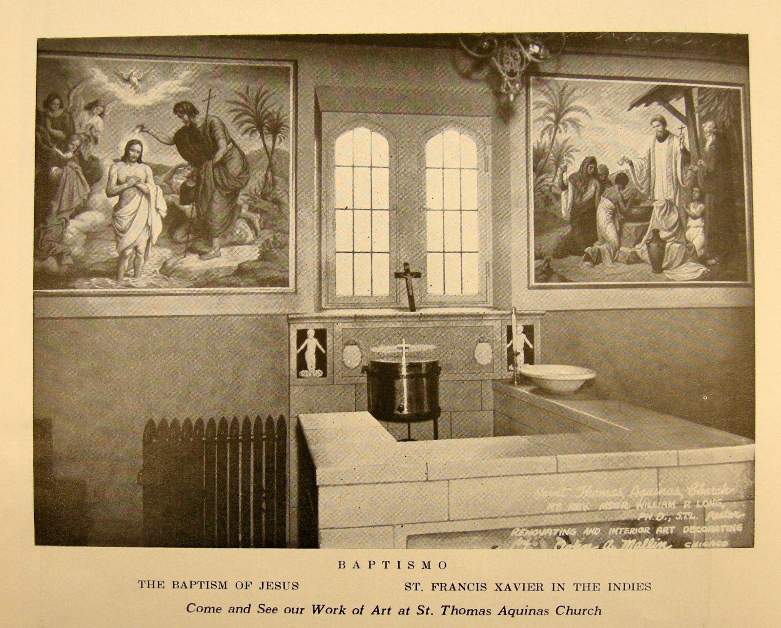 St. Thomas Aquinas Parish, Chicago, Illinois: Photos of 1950s Church ...