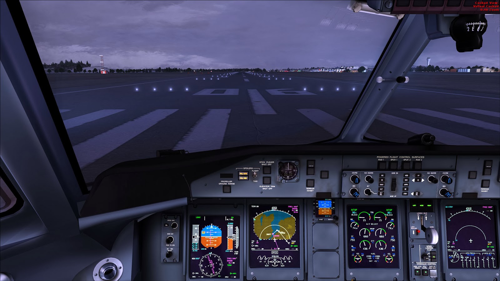 DeskPilot's Flight Sim Blog: Flying the Q400 from EGPH to EGBB.