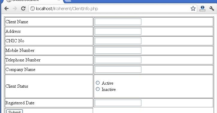 Learn Programming ASP.NET PHP JAVA HTML CSS: PHP Form Tutorial ( Stored ...