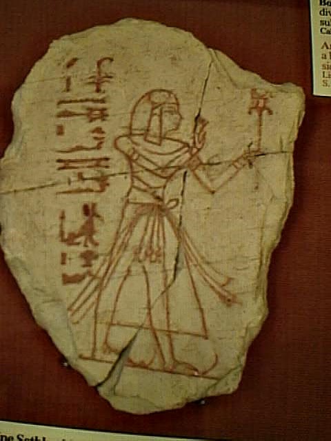 Block-notes Archeologia: Painted egyptian ostraca