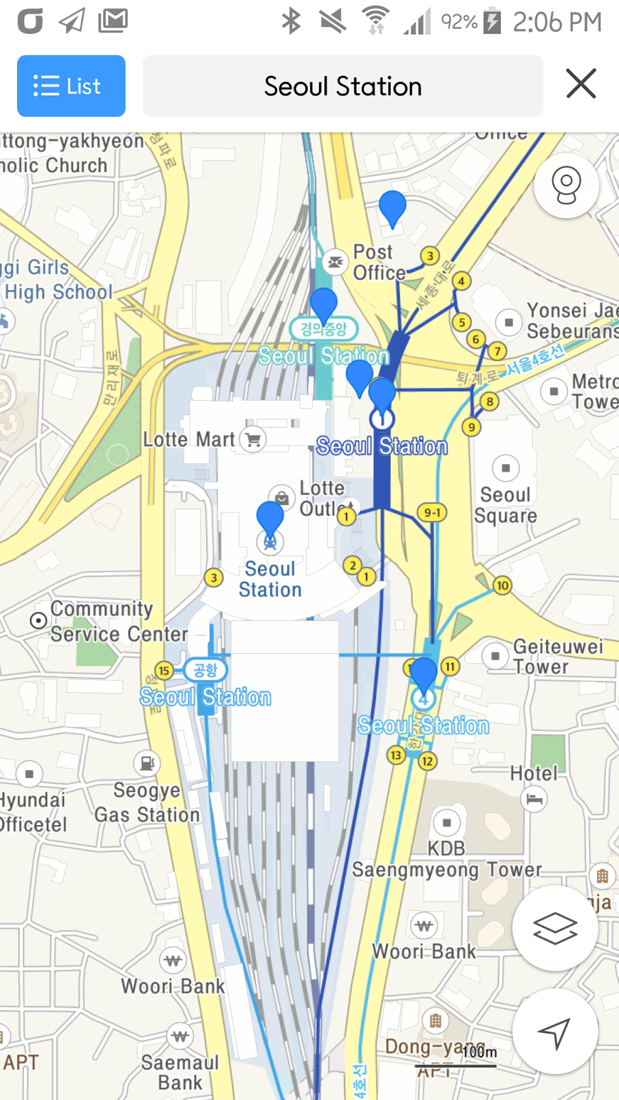 Kakao Map gets full English map imagery