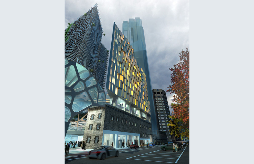 civil engineering: Grocon launches timber apartment project