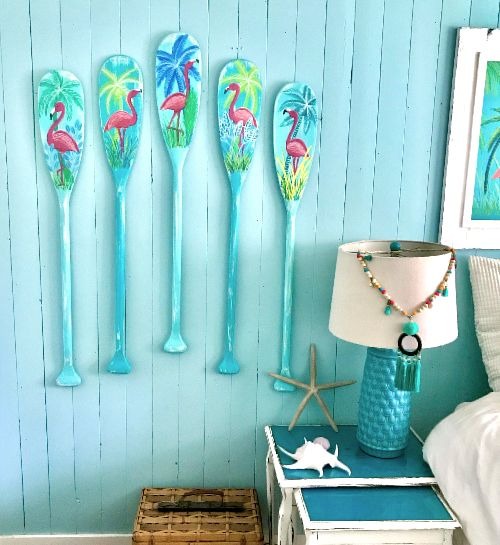 Decorative Oars | Wall Decor Ideas - Coastal Decor Ideas and Interior ...