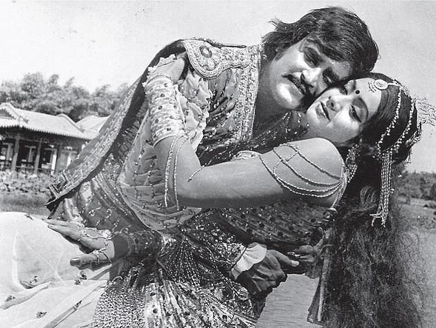 Sridevi: Rajinikanth and Sridevi in Priya (1978): Made in Tamil and Kannada