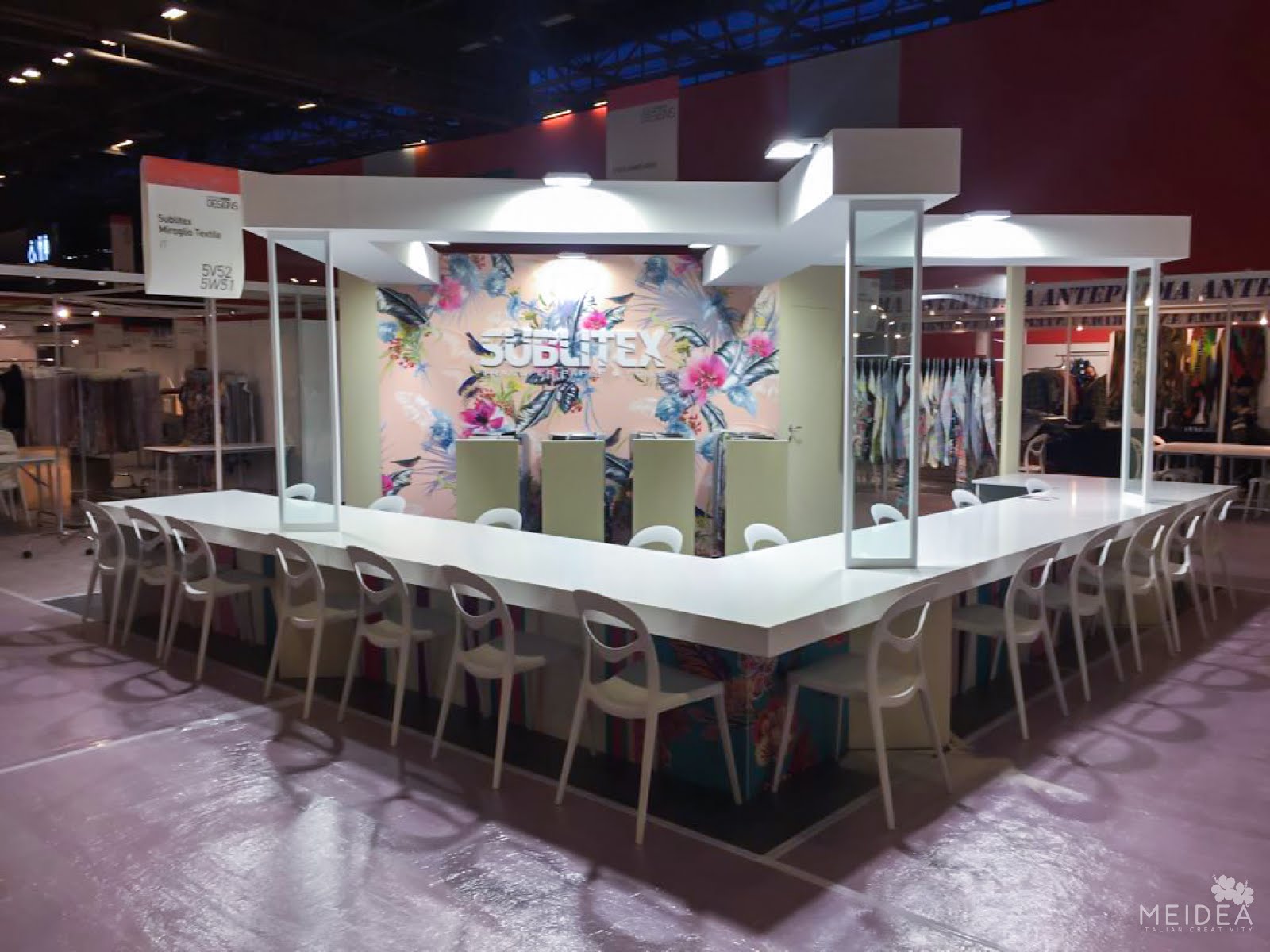 Meidea: Booth design for Sublitex - Premiere Vision Paris - February 2018