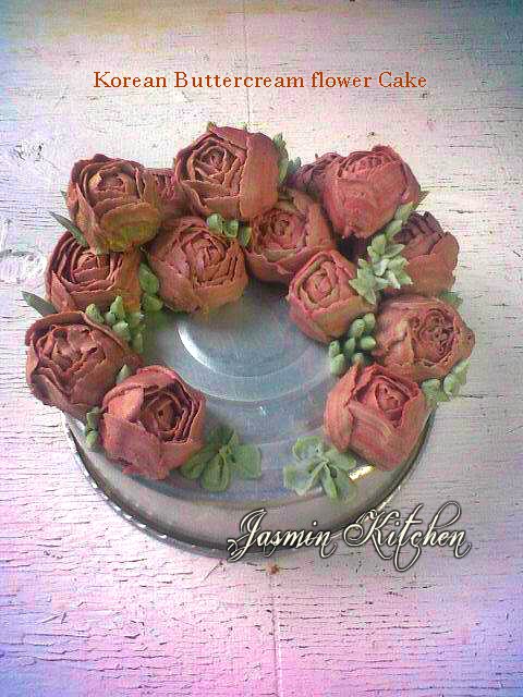 jasmin's kitchen: DEMAM KOREAN BUTTER CREAM FLOWERS