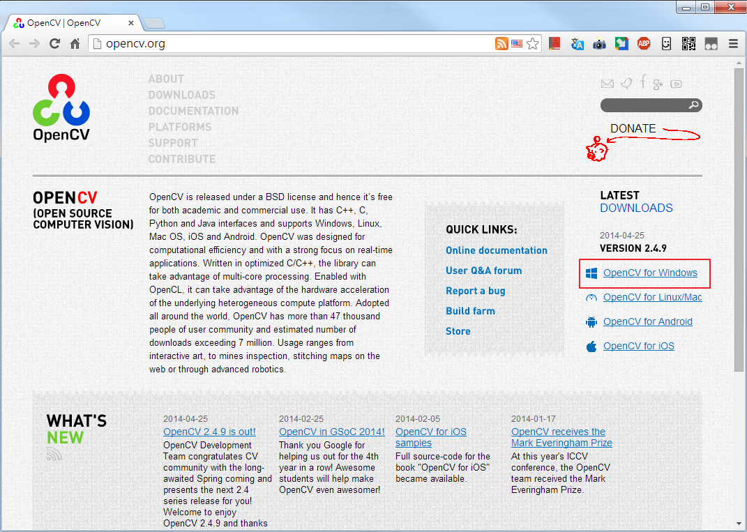 Digital Image Processing: OpenCV - 安裝教學