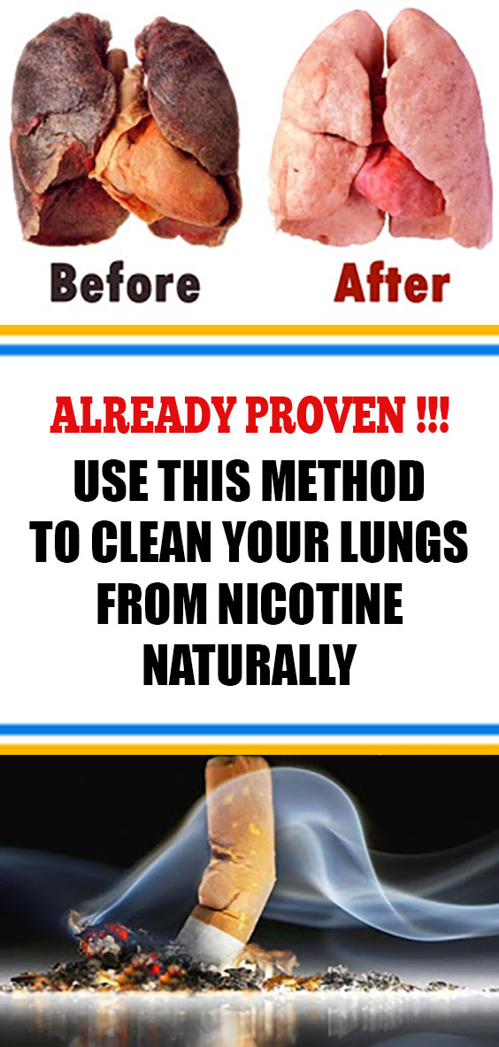 PROVEN! Use This Method To Clean Your Lungs From Nicotine Naturally # ...