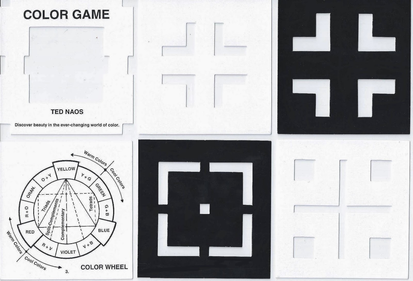 Past Print: Ted Naos / Color game / 1999