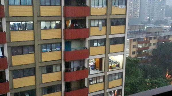 Flat loke yew dan flat hang tuah adalah antara flat terawal dibina di ...