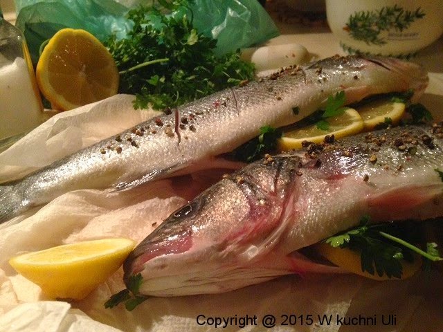 .: Labraks pieczony.