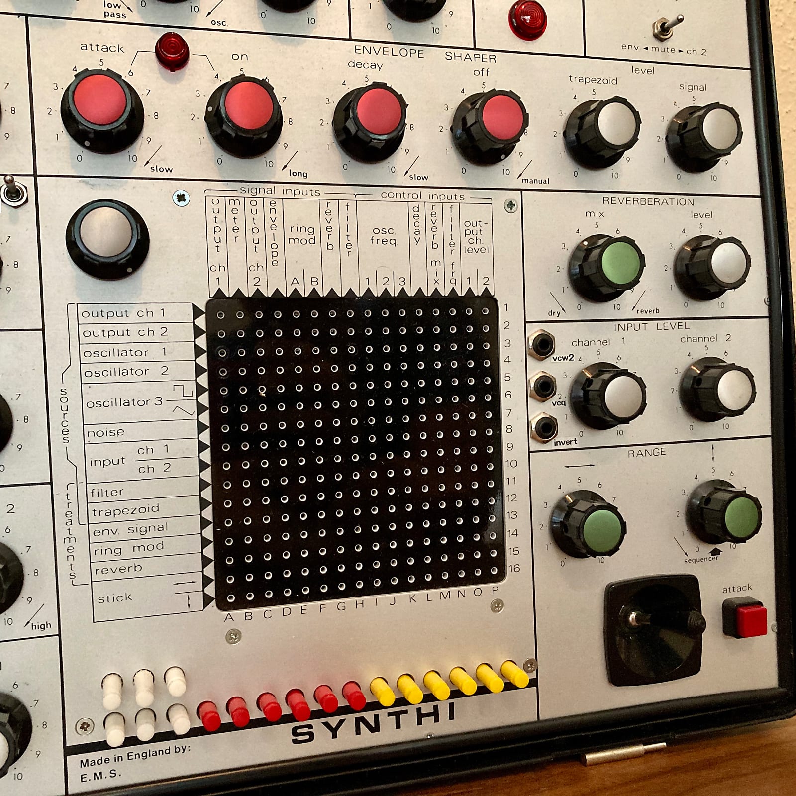 MATRIXSYNTH: EMS Synthi A w/ factory mods - EMS Cornwall build
