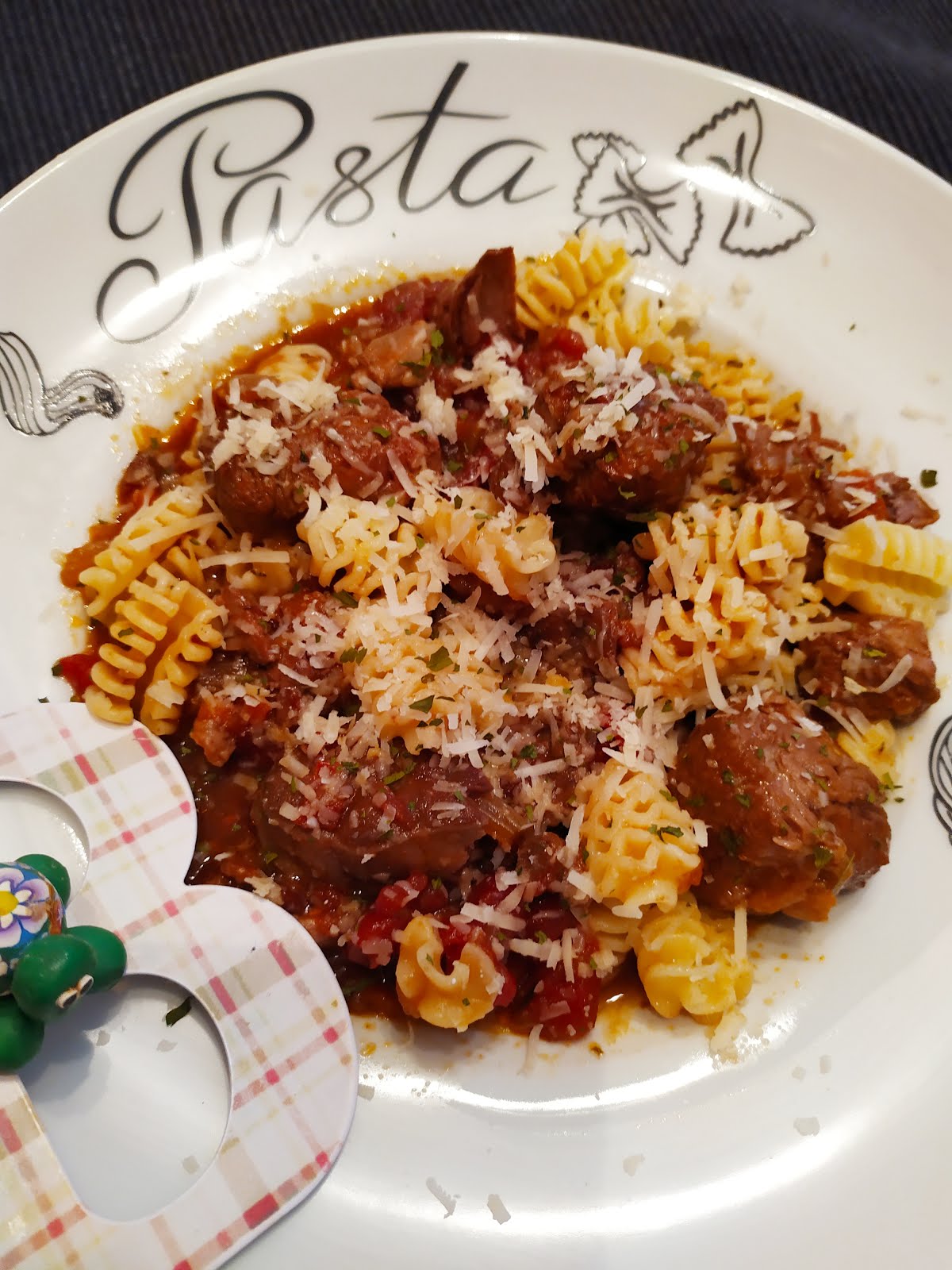 Ragú de ternera con pasta - Chupchup Matic | BEGORECETAS