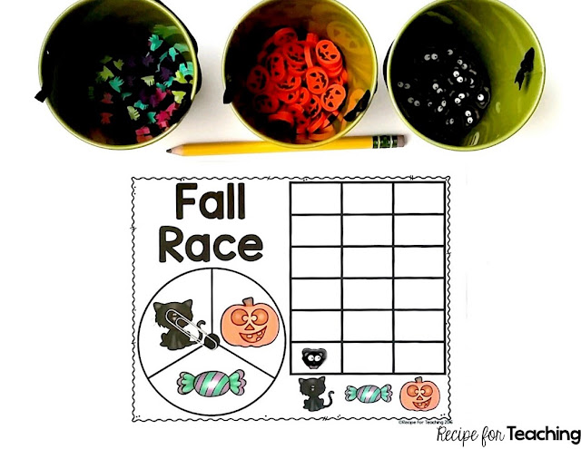 Fall Race Math Game - Recipe for Teaching