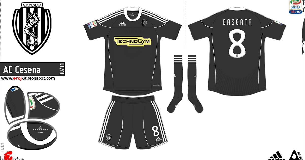 Kit Design, by eroj: 2010-11 AC Cesena (Home e Away)