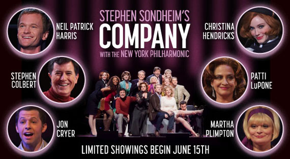 “Company” starring Neil Patrick Harris, Stephen Colbert, Patti LuPone ...