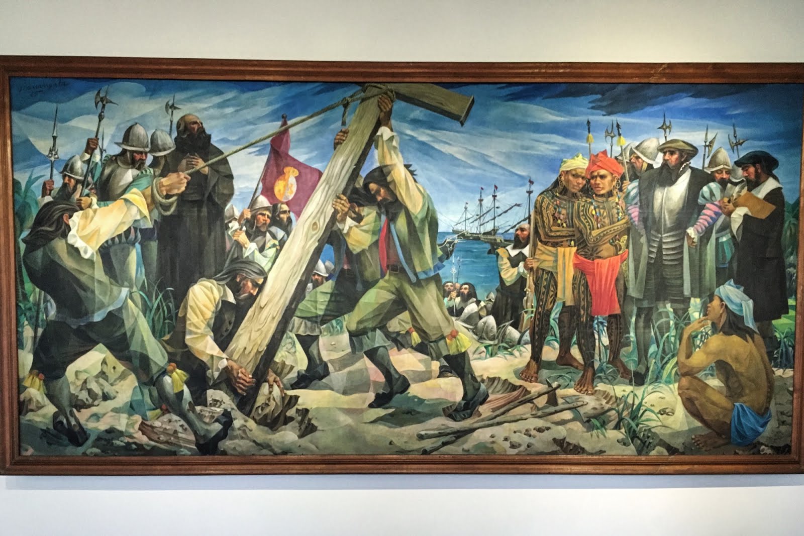 Planting of the First Cross