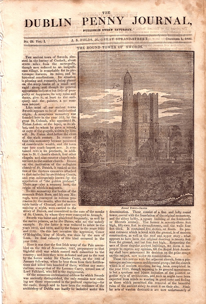 Artist Notes: Swords (Sord Cholmcille): History of a name ...