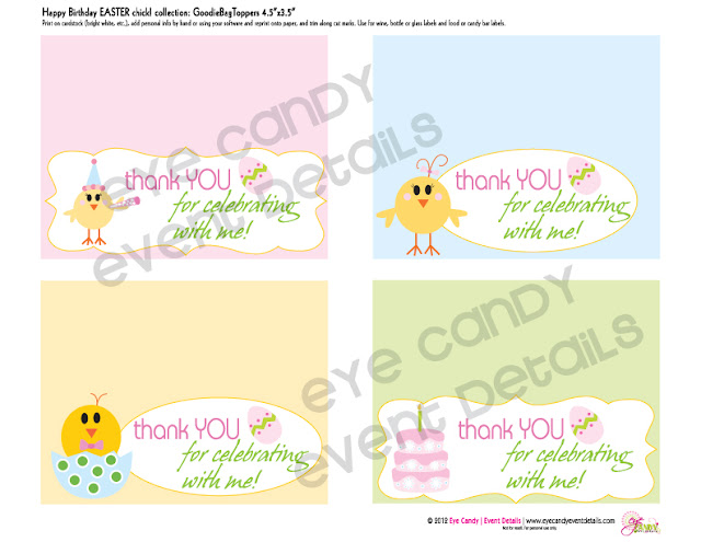 Eye Candy Creative Studio: COLLECTION :: Birthday EASTER Chick