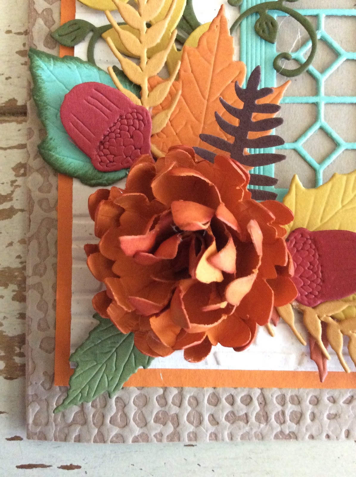 JanMade Cards: AC221 Thanksgiving Card - Fall Door Card - Paper Card ...