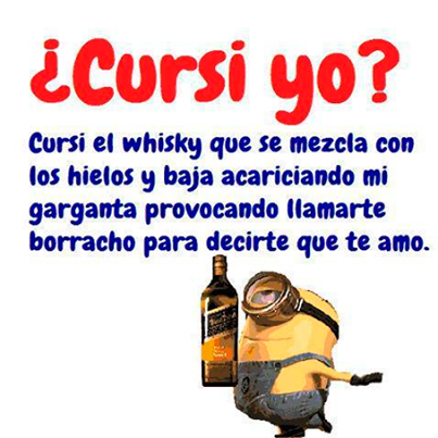 Las Imagenes Mas Sorprendentes de la Red: Cursi yo? Cursi el whisky que ...