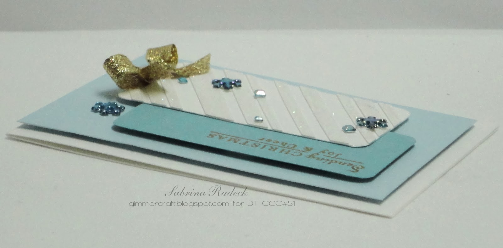 Bling For Christmas - DT CCC#51 | Aspiring to Creativity