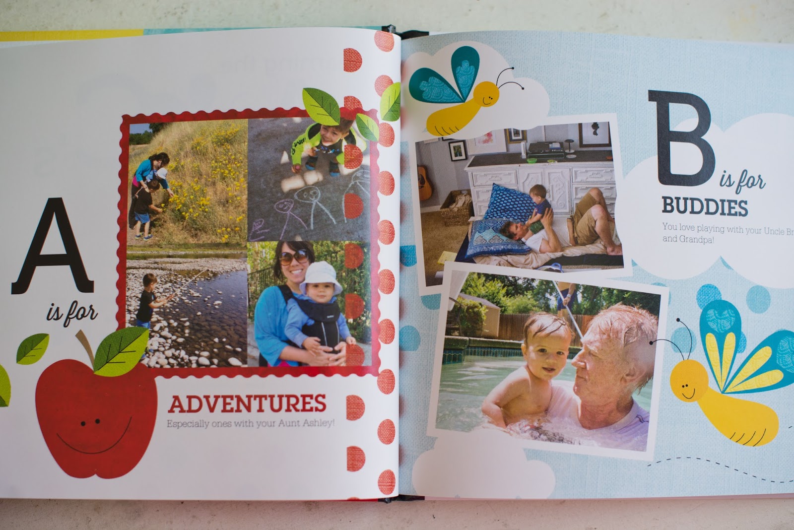 Domestic Fashionista: Personalized Alphabet Photo Book