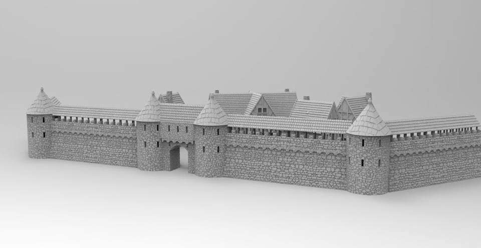 10mm Wargaming: Medieval, 3d Printable Terrain for Tabletop and ...