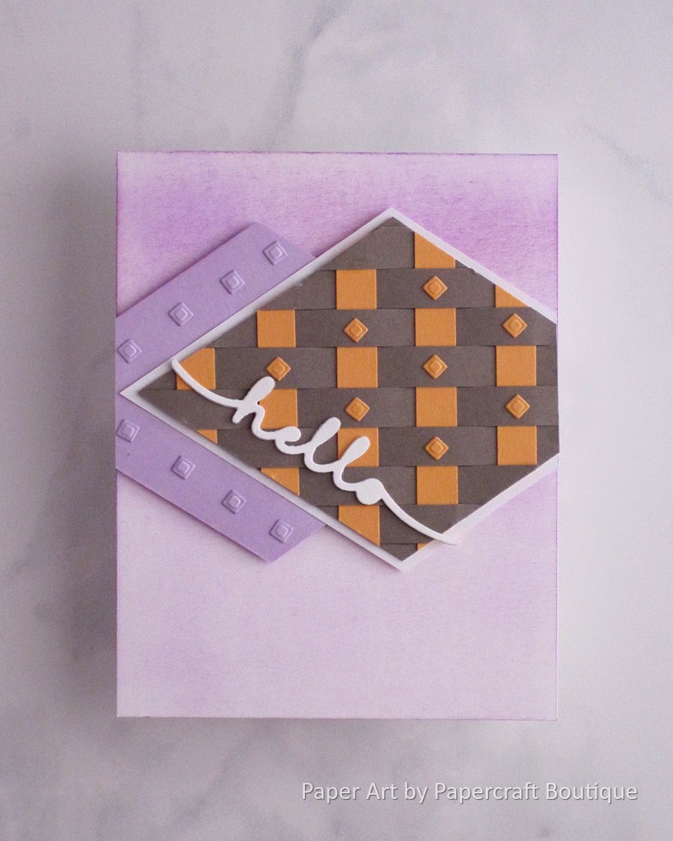 Papercraft Boutique: CAS(E) this Sketch #244 - hello