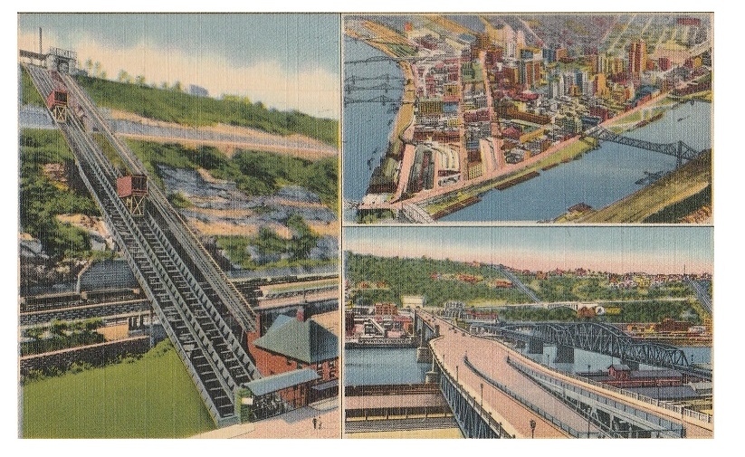 Kentucky Travels: Incline, Pittsburgh Pennsylvania Postcard