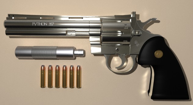 Vintage Outdoors: Colt Python .357 revolver 8 inch barrel