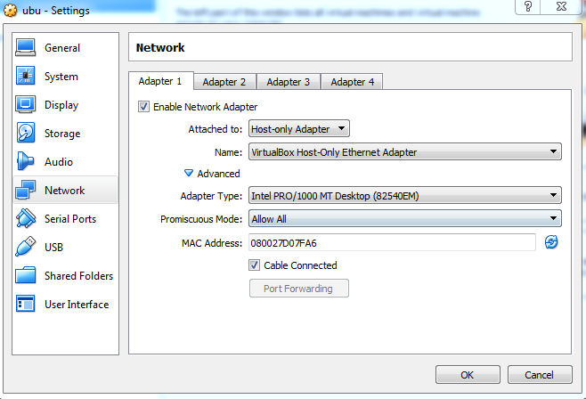 Rumah TI: Setting Virtual Box Network with Host Only Adapter