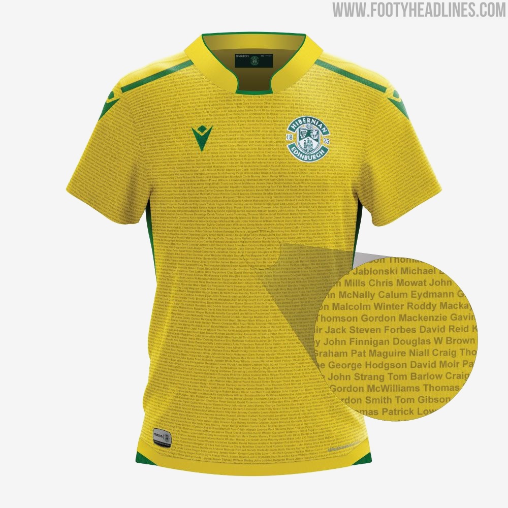 Hibernian 20-21 Third Kit Released - Features Name Of Club Supporters ...