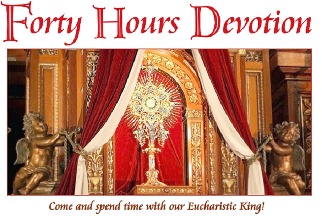 ZEPHYRINUS.: Forty Hours Devotion. Saint John Cantius, Chicago. Come ...