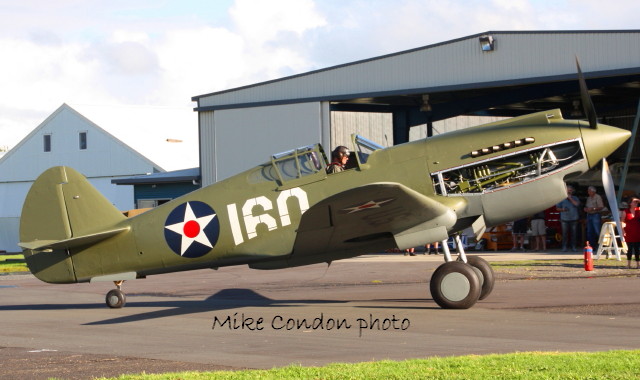NZ Civil Aircraft: Curtiss Buffalo Hawk 81A-3 (P40C) Tomahawk Takes Flight
