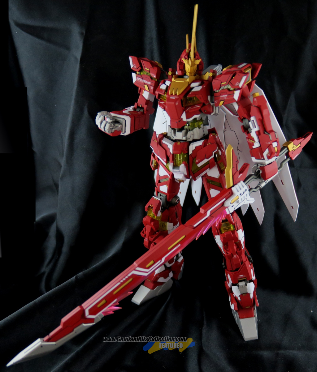 Custom Build: MG 1/100 Banshee "The Red Knight"