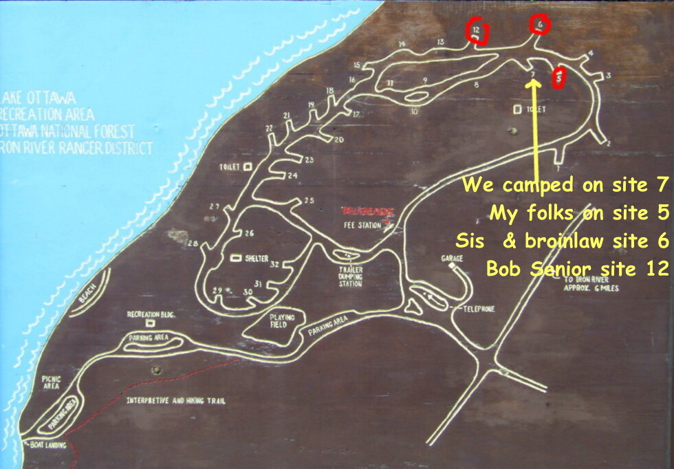 What A View!!! : CAMPING- Ottawa Lake in the U.P. of Michigan