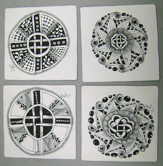 Enthusiastic Artist: Mandala tiles