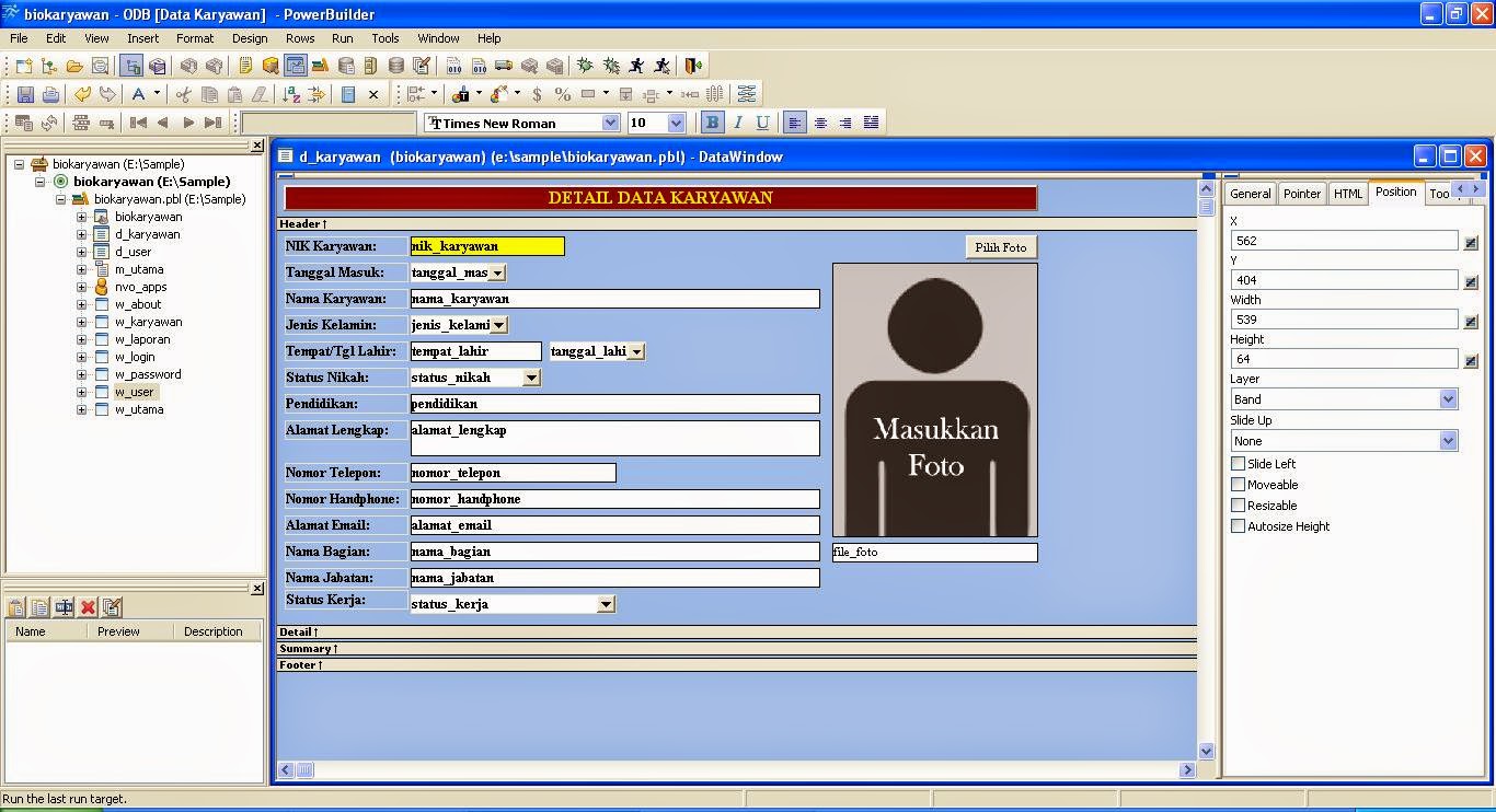 Membuat Program Biodata Karyawan Part 6
