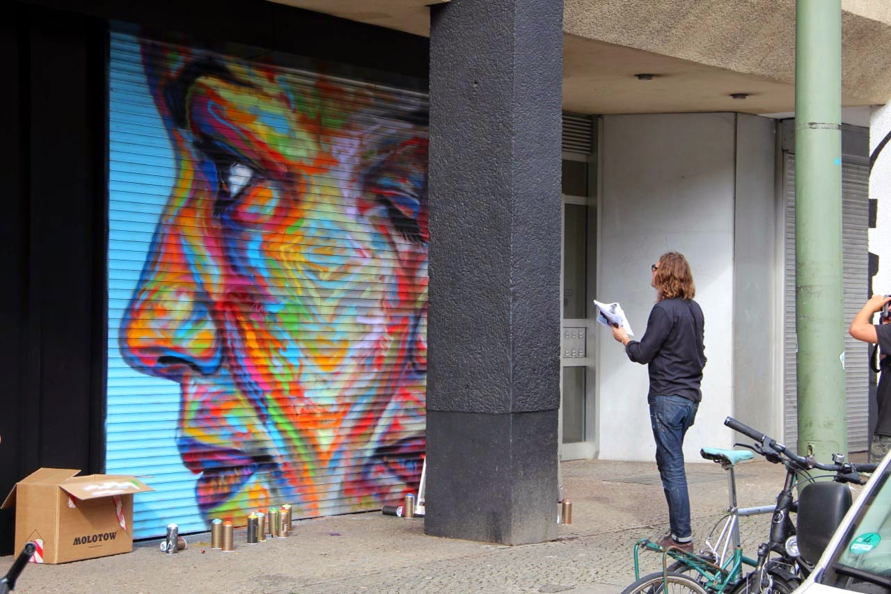David Walker New Mural For Urban Nation – Berlin, Germany – StreetArtNews