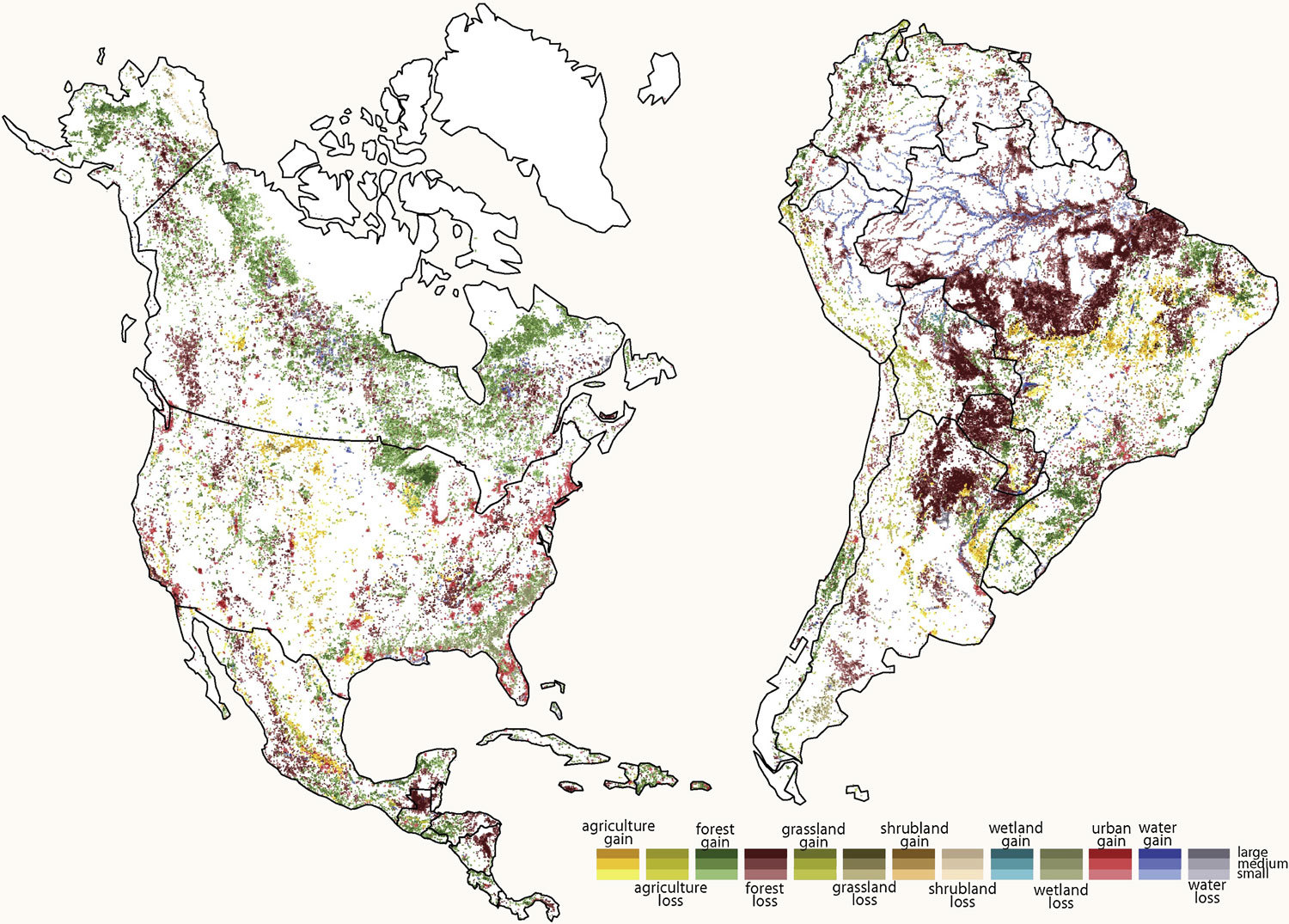 what next: Maps Give Detailed Look at Dramatic Land Use Change Over Two ...