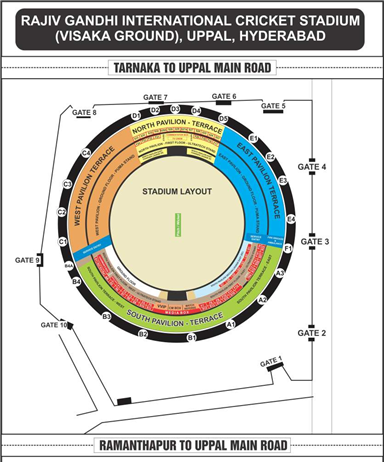 Rajiv Gandhi Cricket Stadium IPL 7 Venue: Hyderabad IPL 2014 Match ...