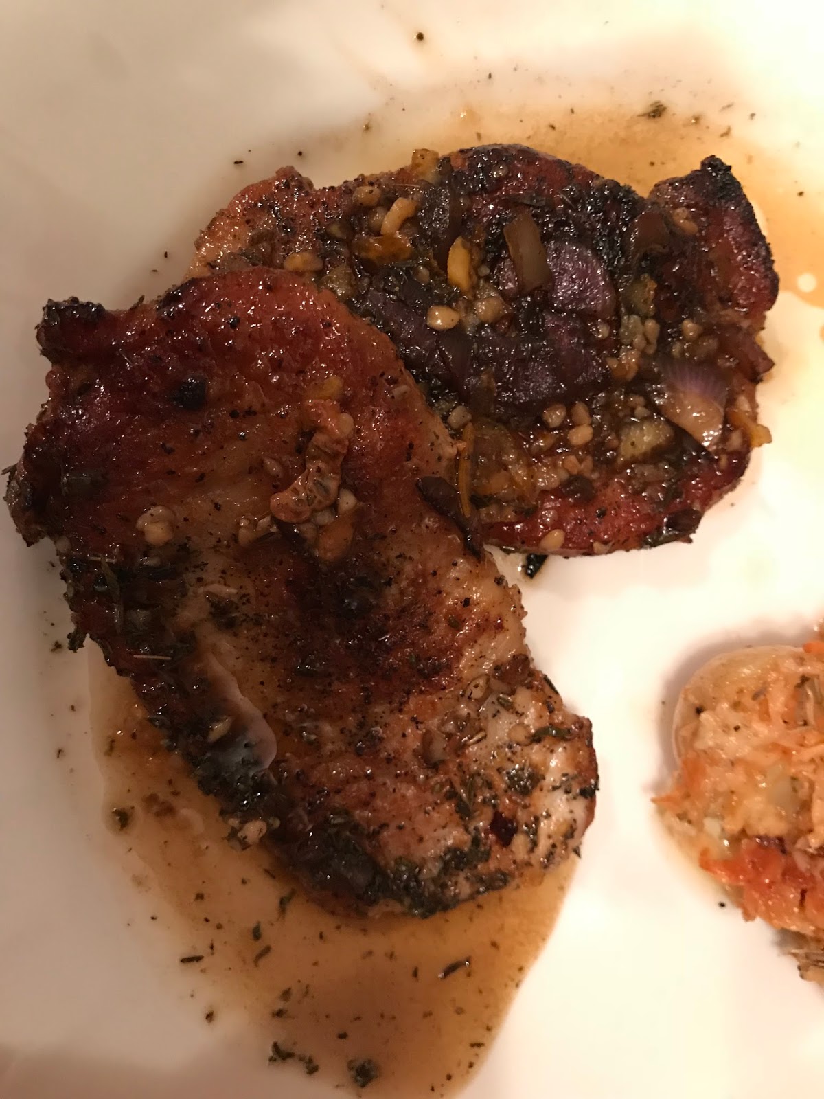 Noshing with Nancy: Orange Glazed Pork Chops