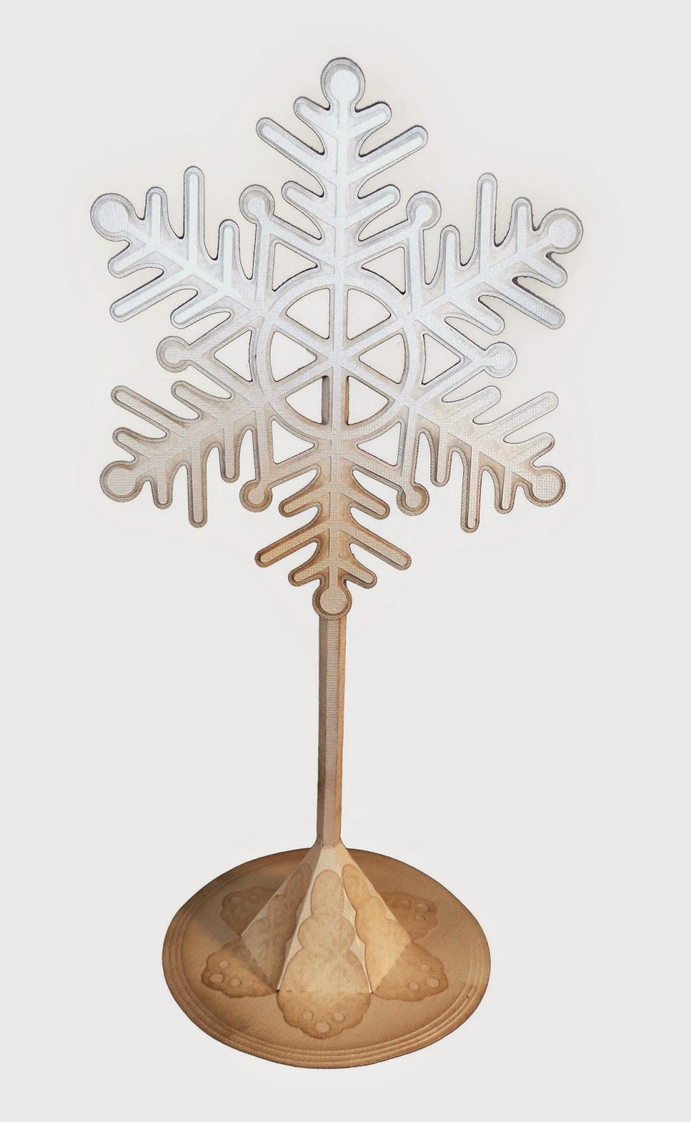 Needles 'n' Knowledge: Large Snowflake on Stand Assembly Guide