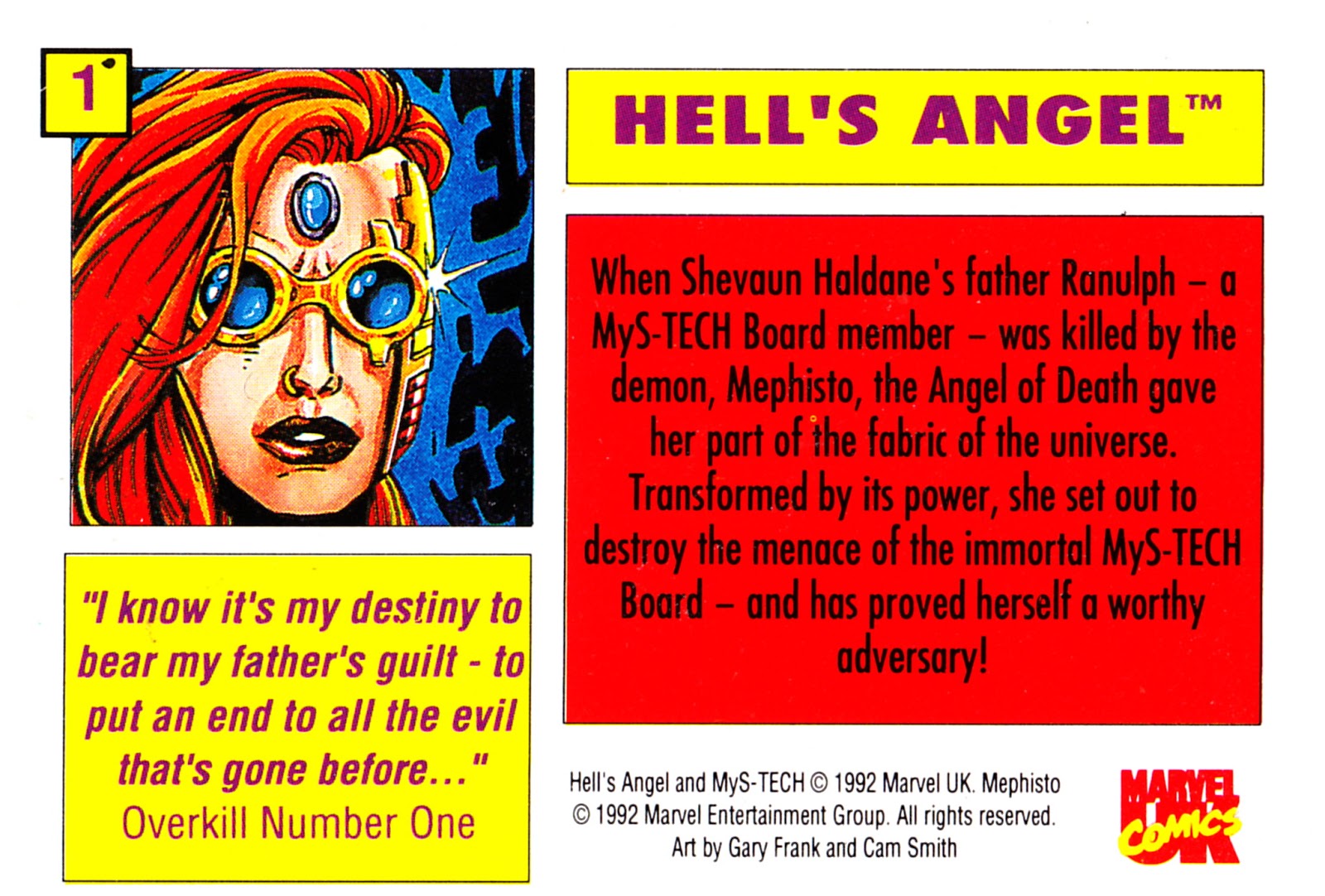 STARLOGGED - GEEK MEDIA AGAIN: 1992: OVERKILL TRADING CARD COLLECTION ...