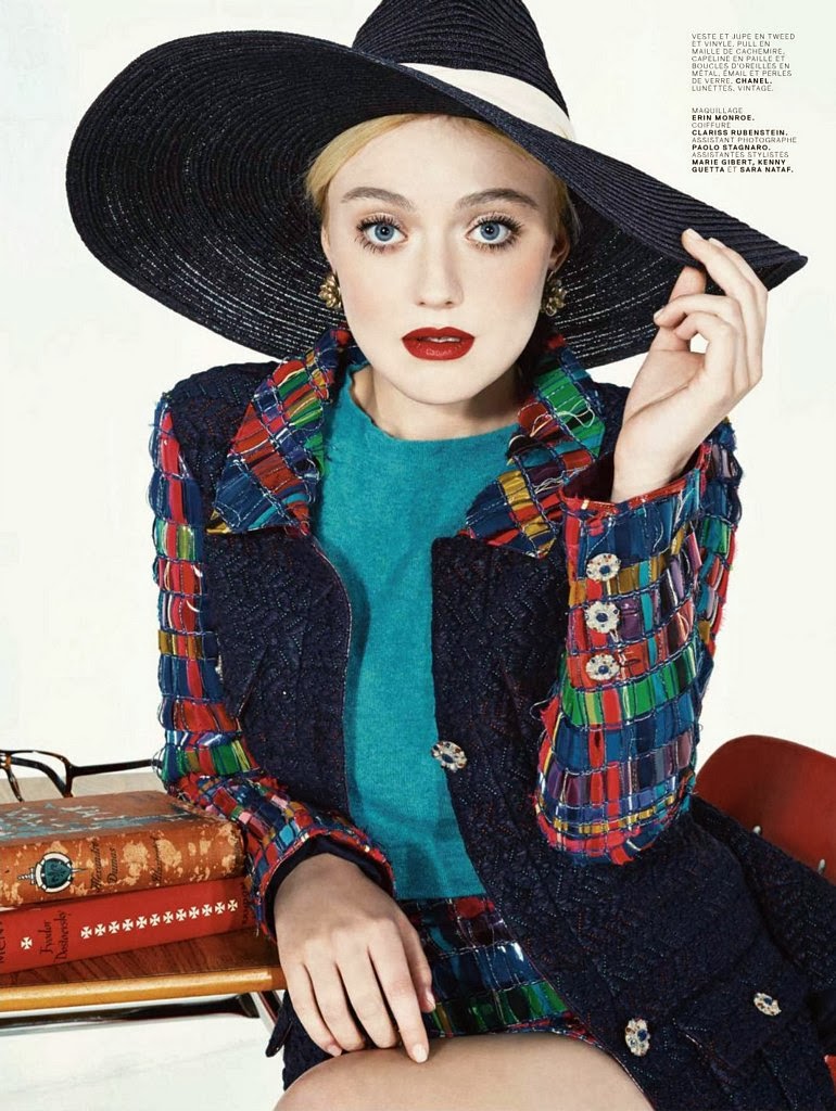 Dakota Fanning HQ Pictures Jalouse Magazine Photoshoot March 2014 By ...