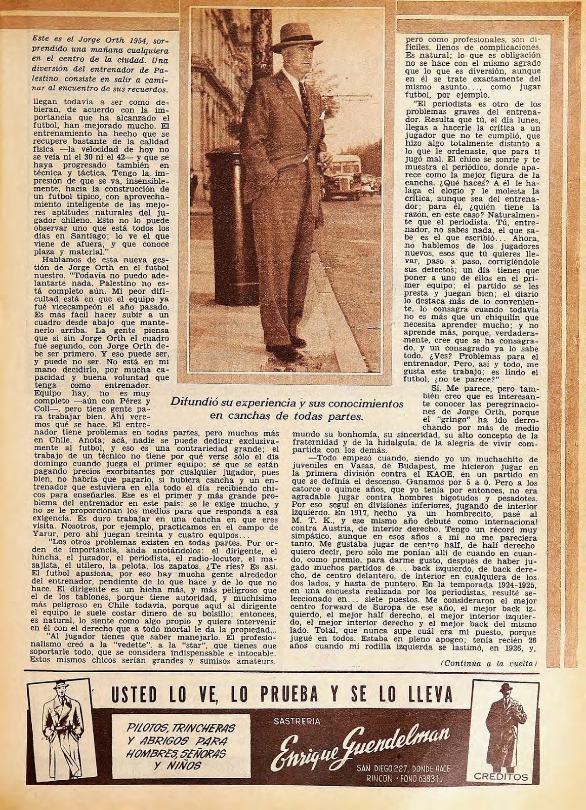 Partidos de la Roja: Orth György