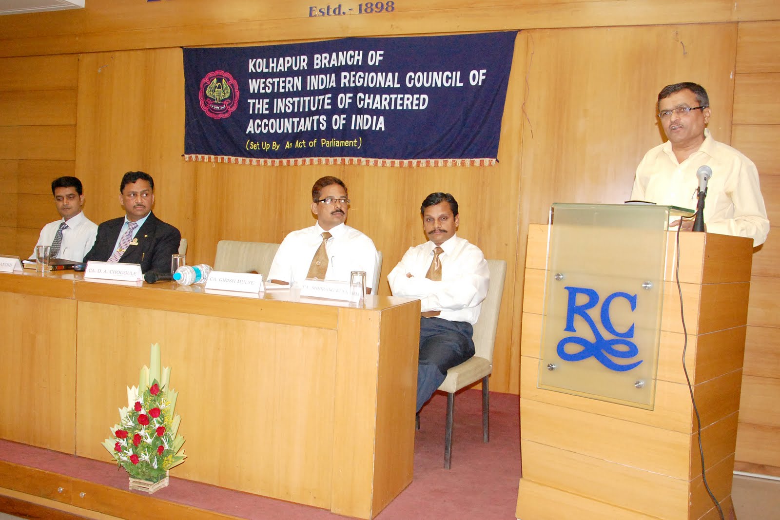 Kolhapur Branch of WIRC of ICAI: Intensive Study Course on Audit of UCB's