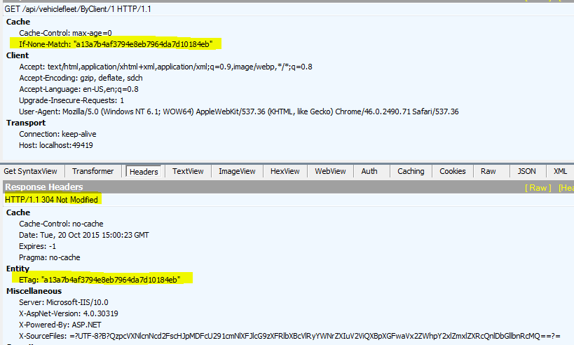 Priyal's Tech Blog: WebApi Cache using CacheCow and SQL Server persistancy