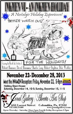 Inkmen artwork display on sale at Jonal Gallery – Columbia Spy